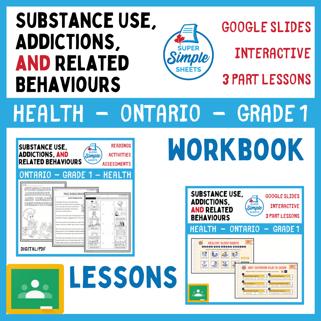 Grade 1 - Substance Use Addiction & Related Behaviours - Ontario Healt ...