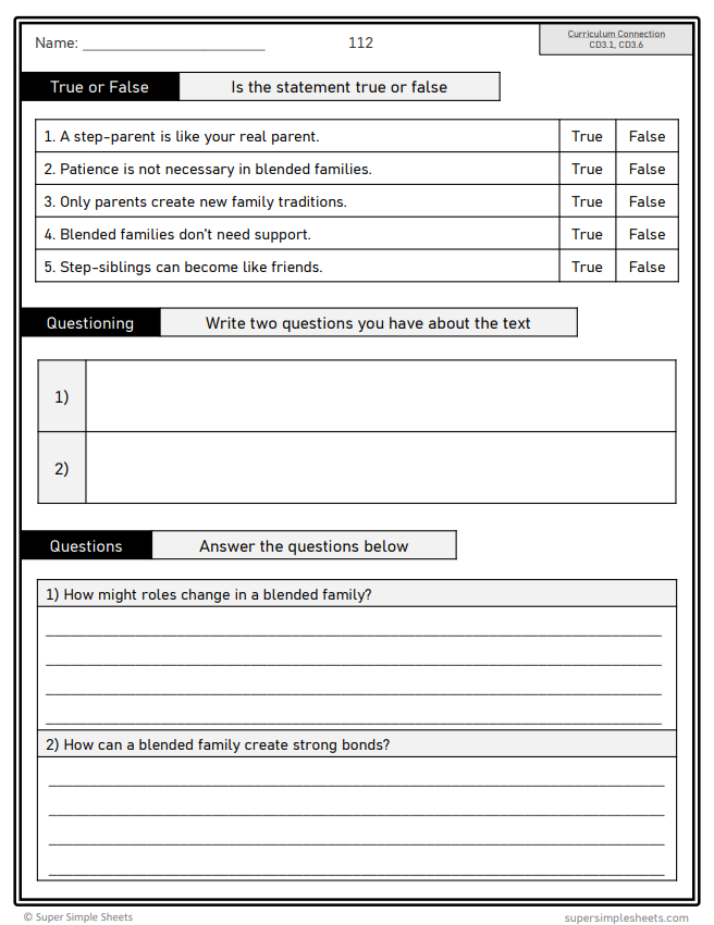 Character Development - Grade 3 - Alberta Health - Lessons/Workbook Bu ...