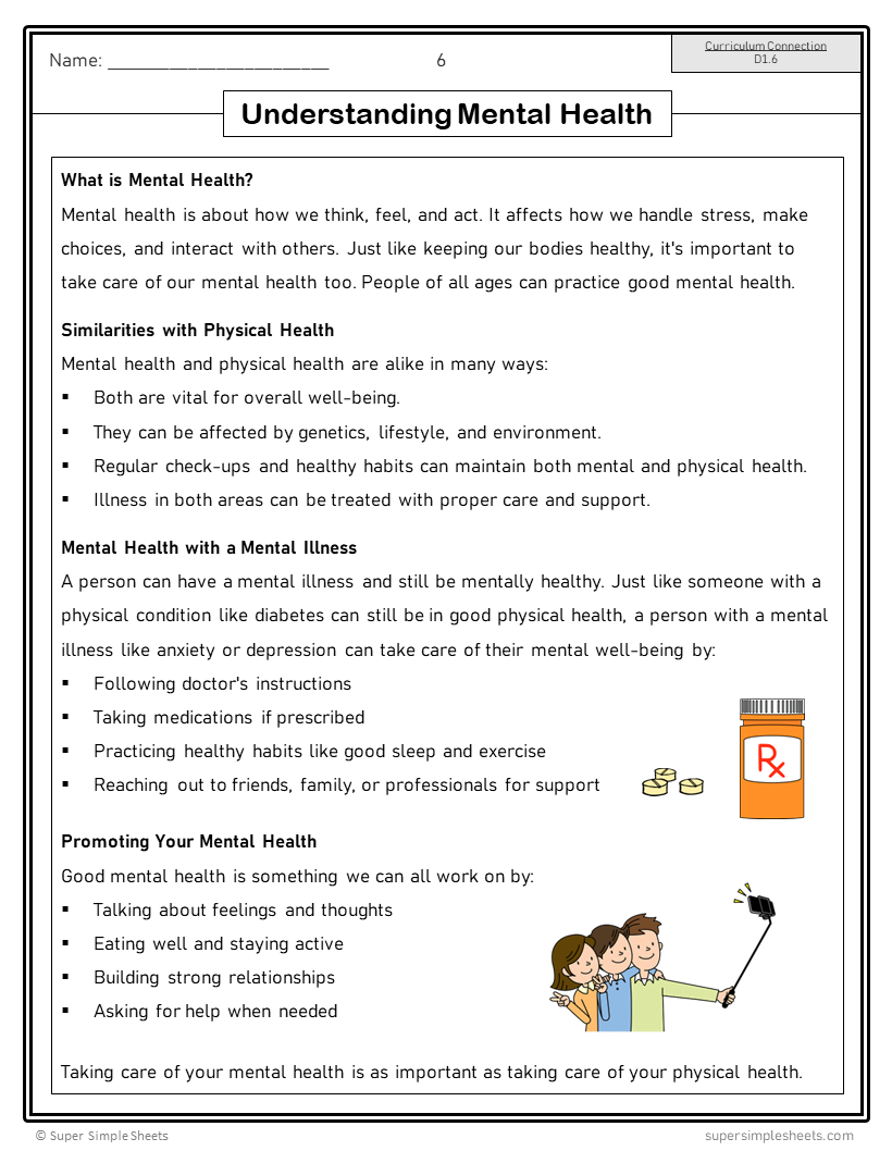 Ontario - Grade 7 Health - Full Year Bundle – Super Simple Sheets