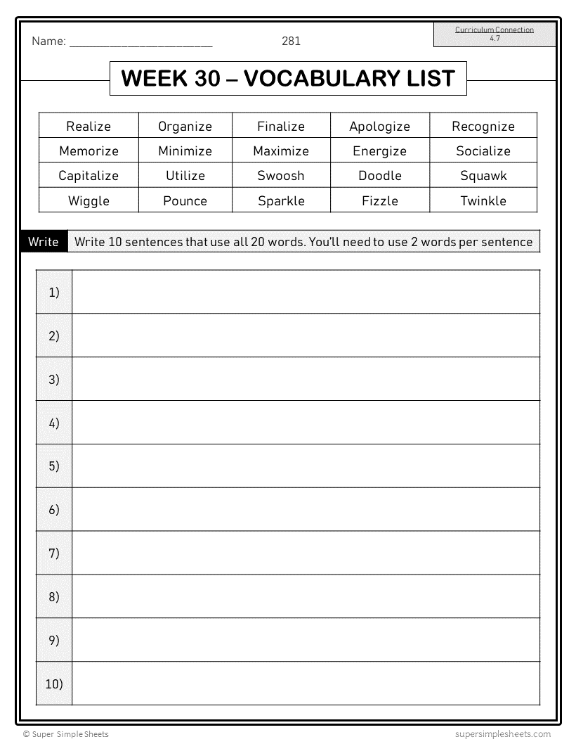 Nova Scotia Grade 4 Language Arts ELA - FULL YEAR BUNDLE – Super Simple ...