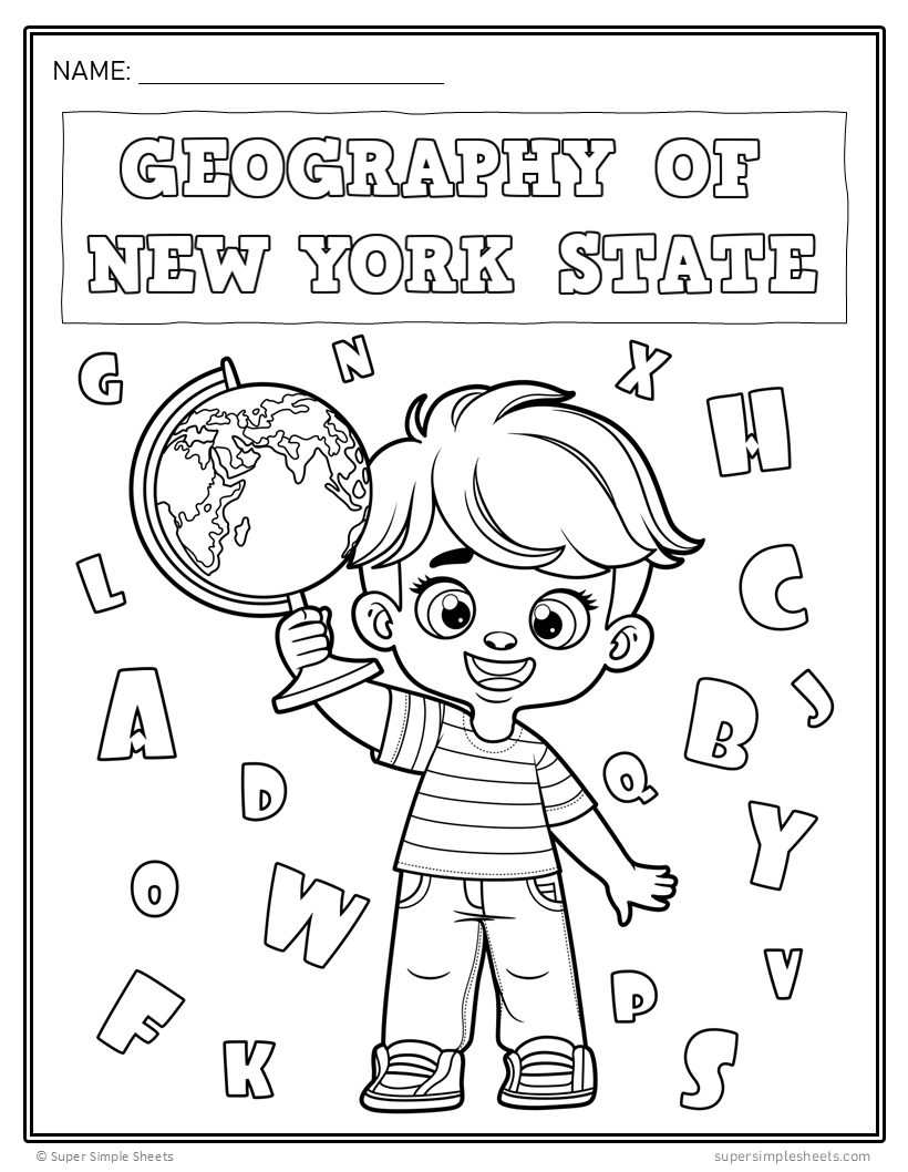 New York - Grade 4 Social Studies - FULL YEAR BUNDLE – Super Simple Sheets