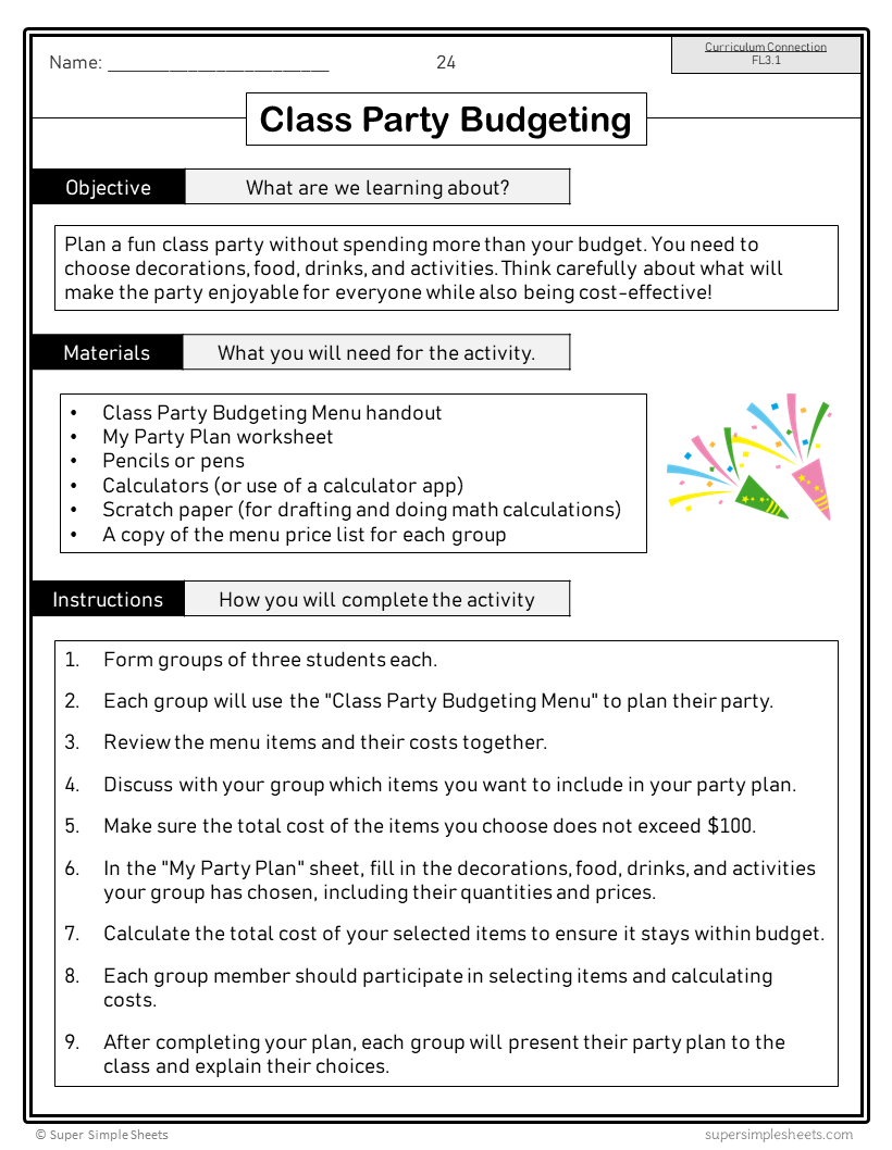 Alberta Grade 3 Health - Full Year Bundle – Super Simple Sheets