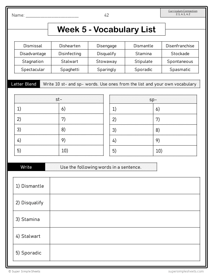 Alberta Grade 8 Language Arts ELA - FULL YEAR BUNDLE – Super Simple Sheets