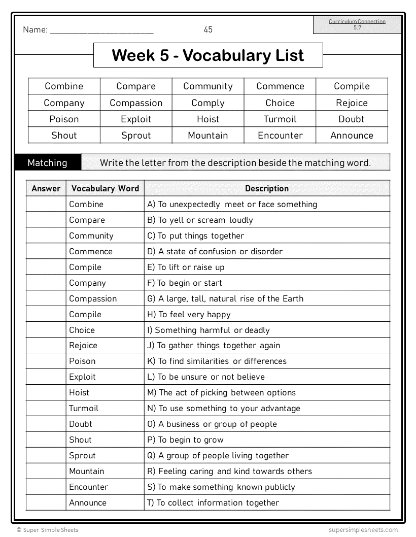 Nova Scotia Grade 5 Language Arts ELA - FULL YEAR BUNDLE – Super Simple ...