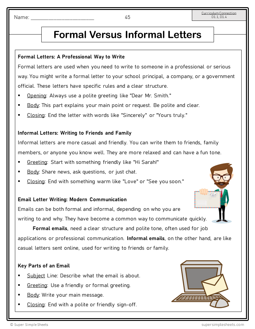 NEW 2023 Ontario Language - Grade 4 - Composition – Super Simple Sheets