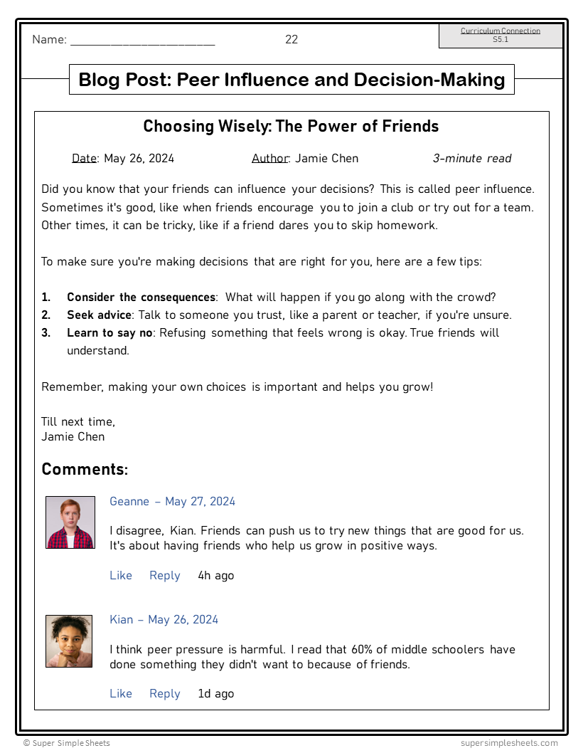 Safety - Grade 5 - Alberta Health and Wellness - Lessons/Workbook Bund ...