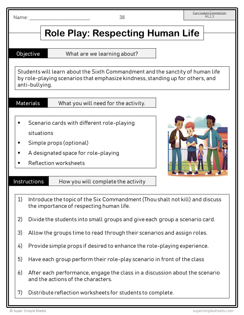 Ontario Catholic Religion - Grade 6 Full Year Bundle – Super Simple Sheets