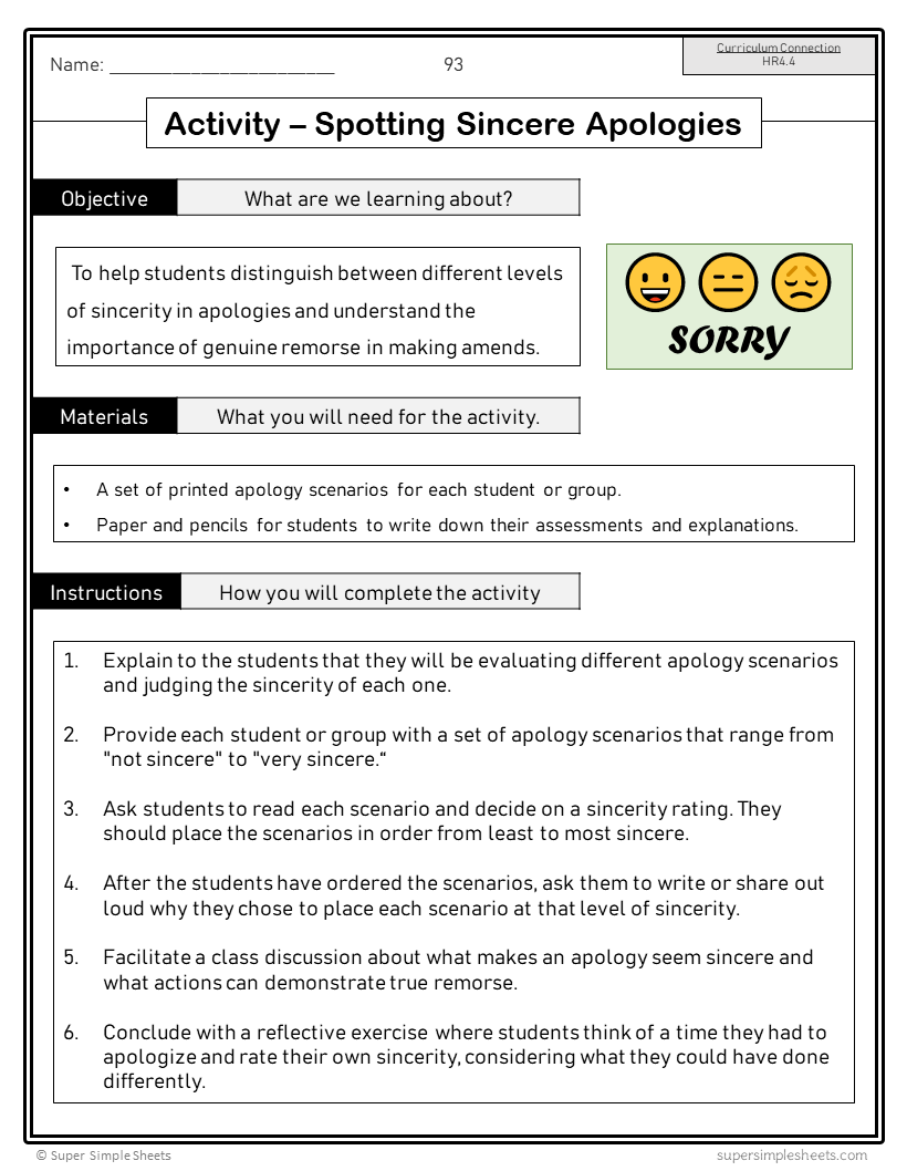 Alberta Grade 4 Health - Full Year Bundle – Super Simple Sheets