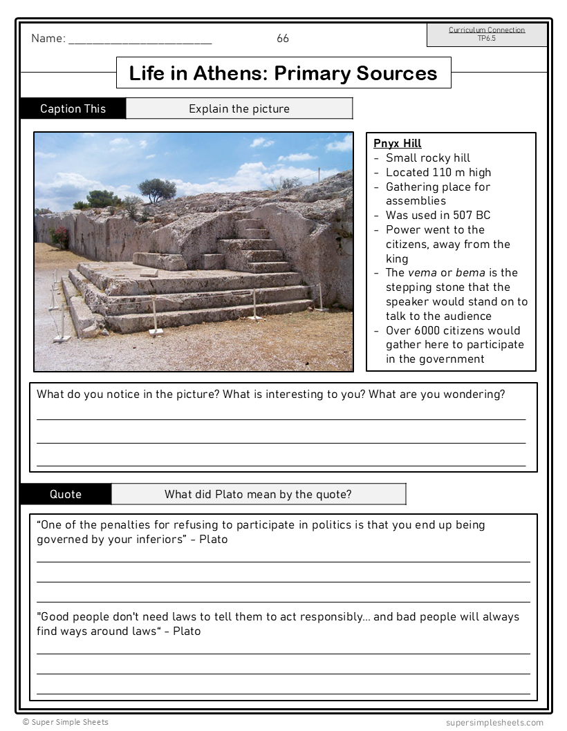 Alberta - Grade 6 Social Studies - FULL YEAR BUNDLE – Super Simple Sheets