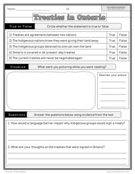 Ontario - Grade 6 - Social Studies - FULL YEAR BUNDLE – Super Simple Sheets