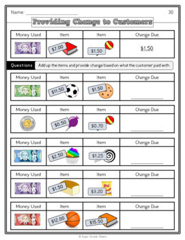 BC Grade 4 Full Year Bundle - Math - GOOGLE AND PDF – Super Simple Sheets