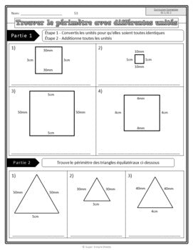 Grade 4 - Full Year Math Bundle - Ontario 2020 Curriculum - FRENCH VER ...