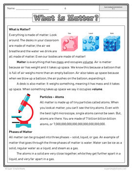 BC Grade 4 Science Full Year Bundle – Super Simple Sheets