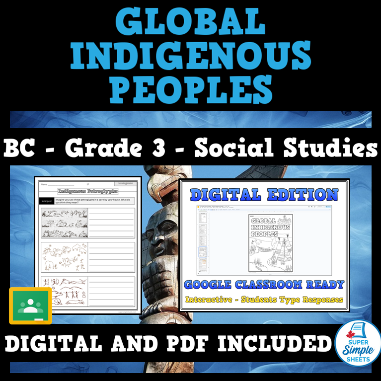 BC Social Studies Grade 3 Full Year Bundle – Super Simple Sheets