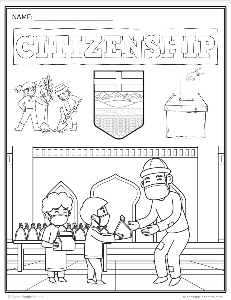 Citizenship Unit - Grade 3 - Alberta Social Studies - Lessons/Workbook ...