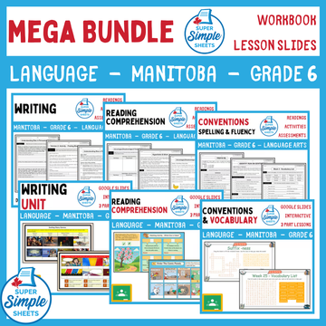 Manitoba – tagged "Grade 6" – Super Simple Sheets