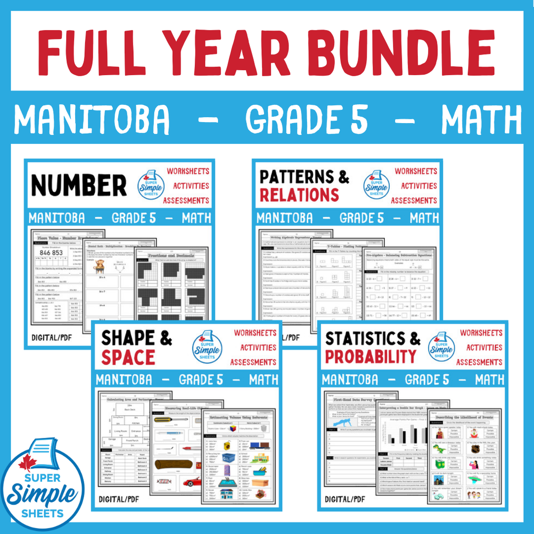 Manitoba – Super Simple Sheets