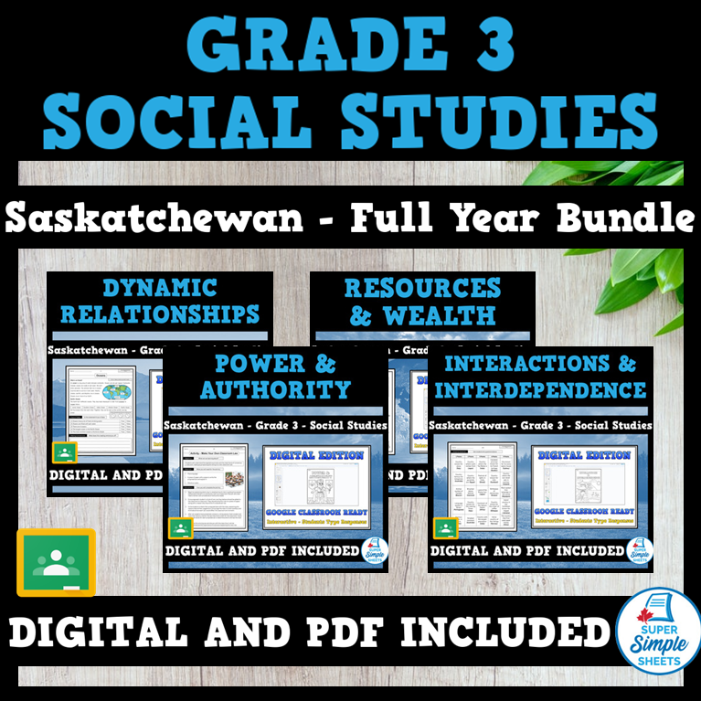Saskatchewan – Super Simple Sheets