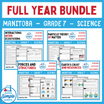 Science - Manitoba Grade 7 - FULL YEAR BUNDLE – Super Simple Sheets