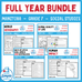 Manitoba - Grade 7 Social Studies - FULL YEAR BUNDLE – Super Simple Sheets