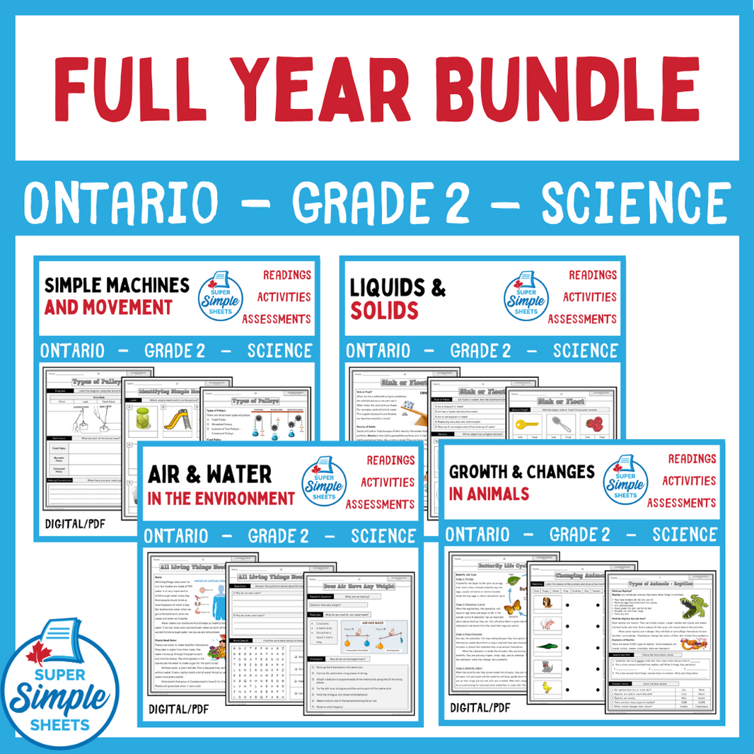 Ontario – Page 2 – Super Simple Sheets