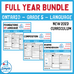 Ontario Grade 5 Language - FULL YEAR BUNDLE - NEW 2023 Curriculum ...