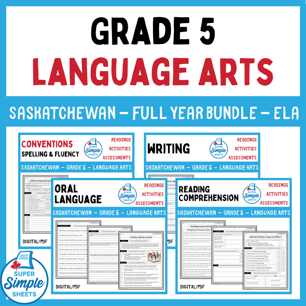 Saskatchewan – tagged "Language" – Super Simple Sheets