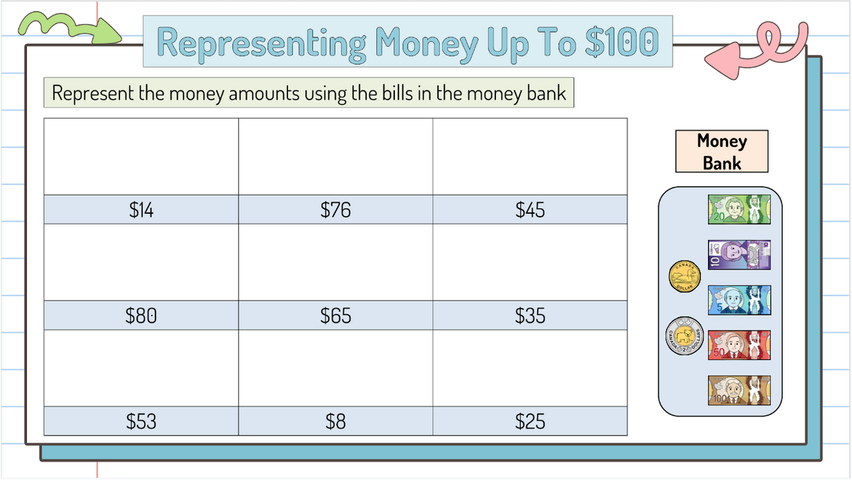 Grade 2 - Financial Literacy Unit - Ontario Math - Lesson/Workbook Bun ...
