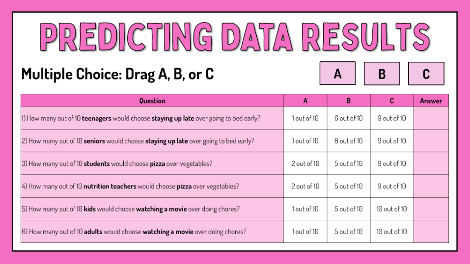 Grade 2 - Data Literacy and Probability - Ontario Math - Lesson/Workbo ...