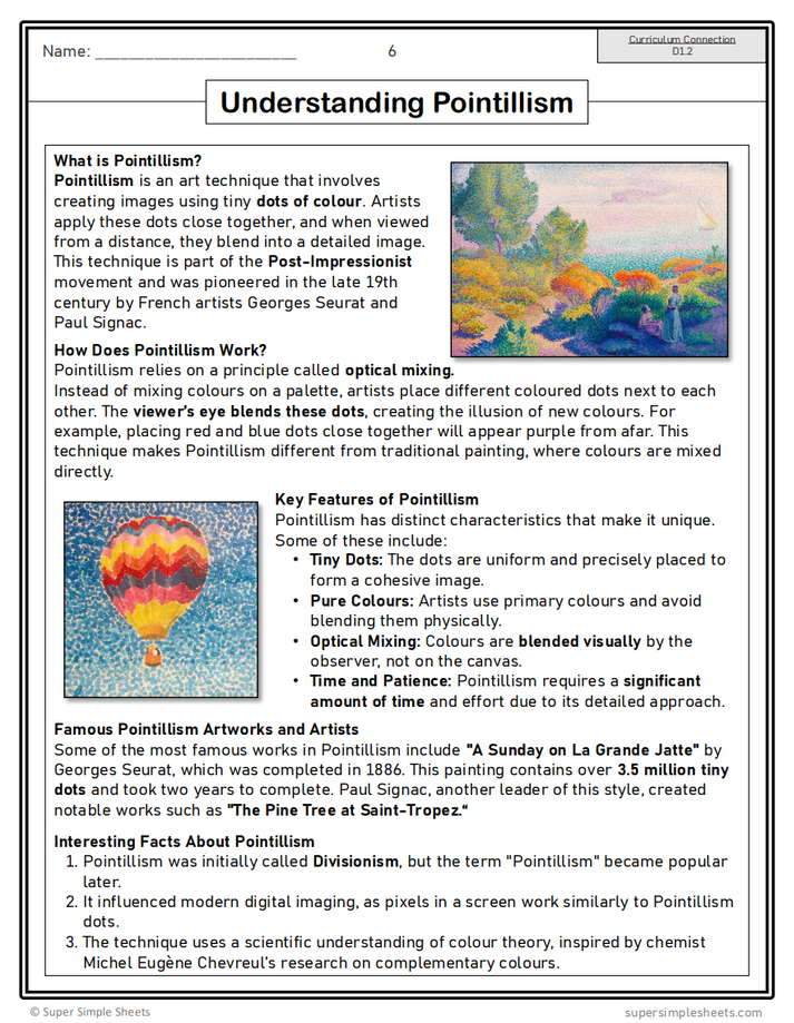 Visual Arts - Ontario The Arts Curriculum - Grade 8 - Lesson/Workbook ...