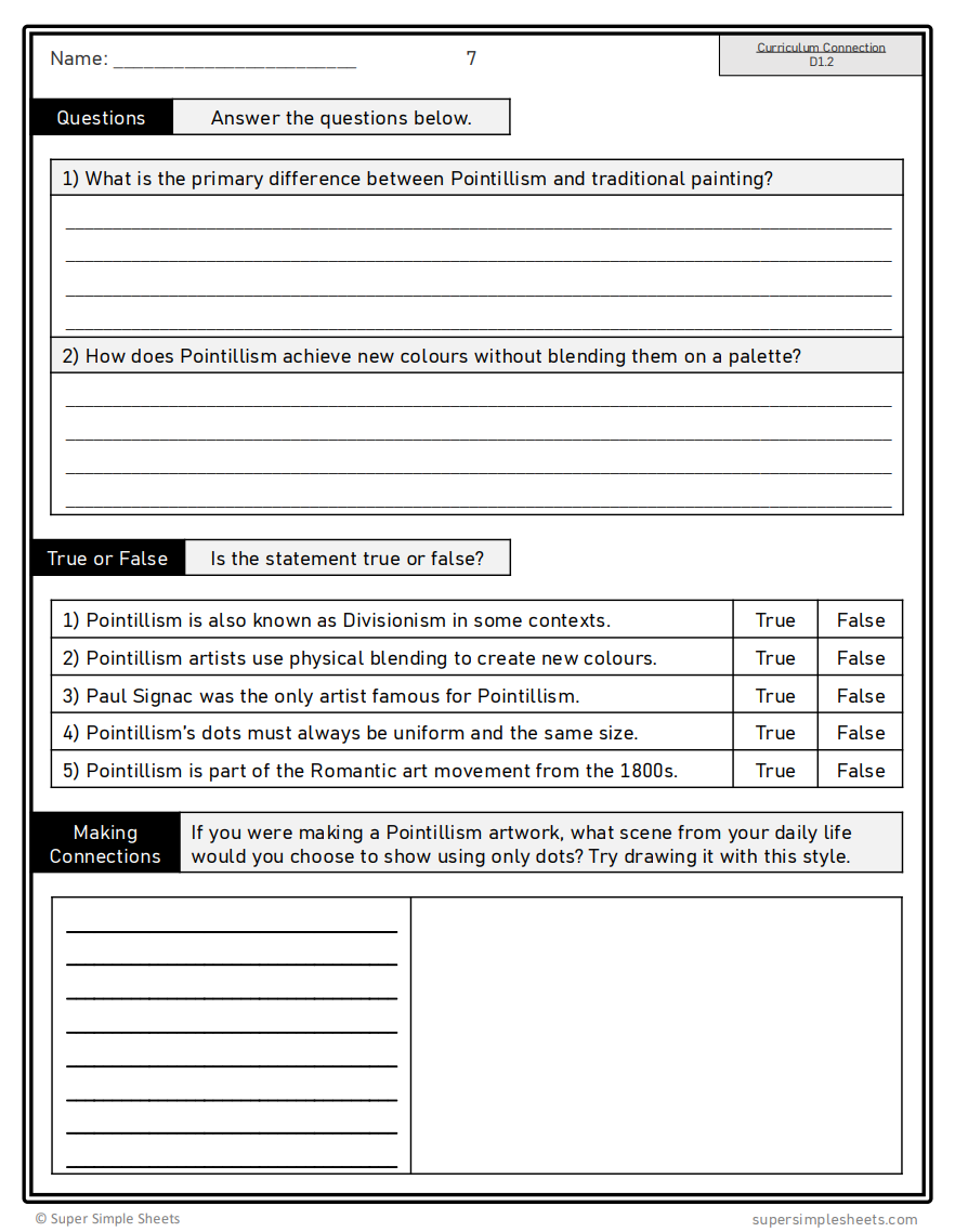 Visual Arts - Ontario The Arts Curriculum - Grade 8 - Lesson/Workbook ...