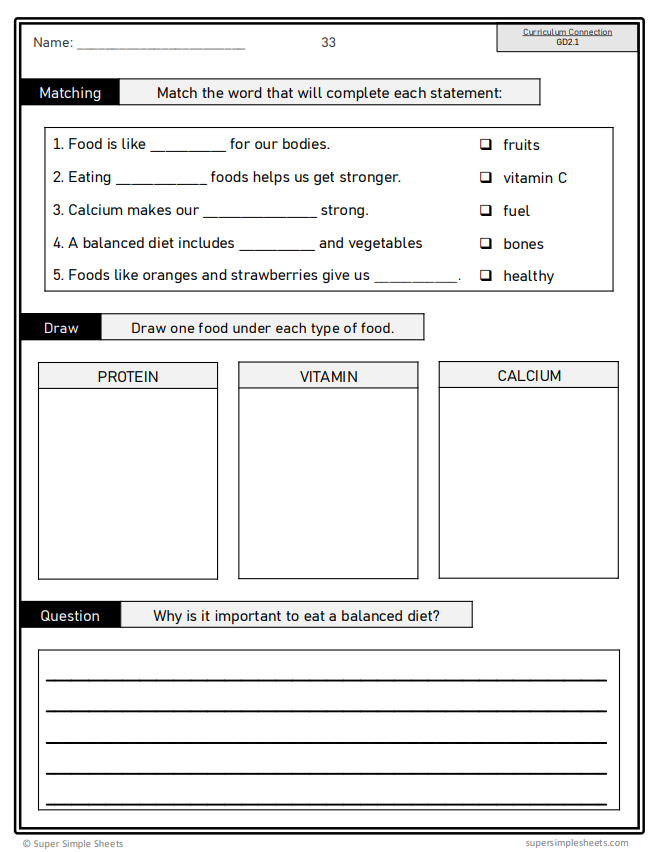 Growth and Development - Grade 2 - Alberta Health - Lessons/Workbook B ...