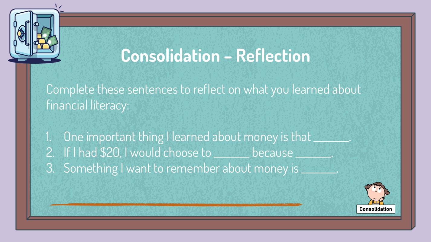 Financial Literacy - Grade 3 - Alberta Health - Lessons/Workbook Bundl ...