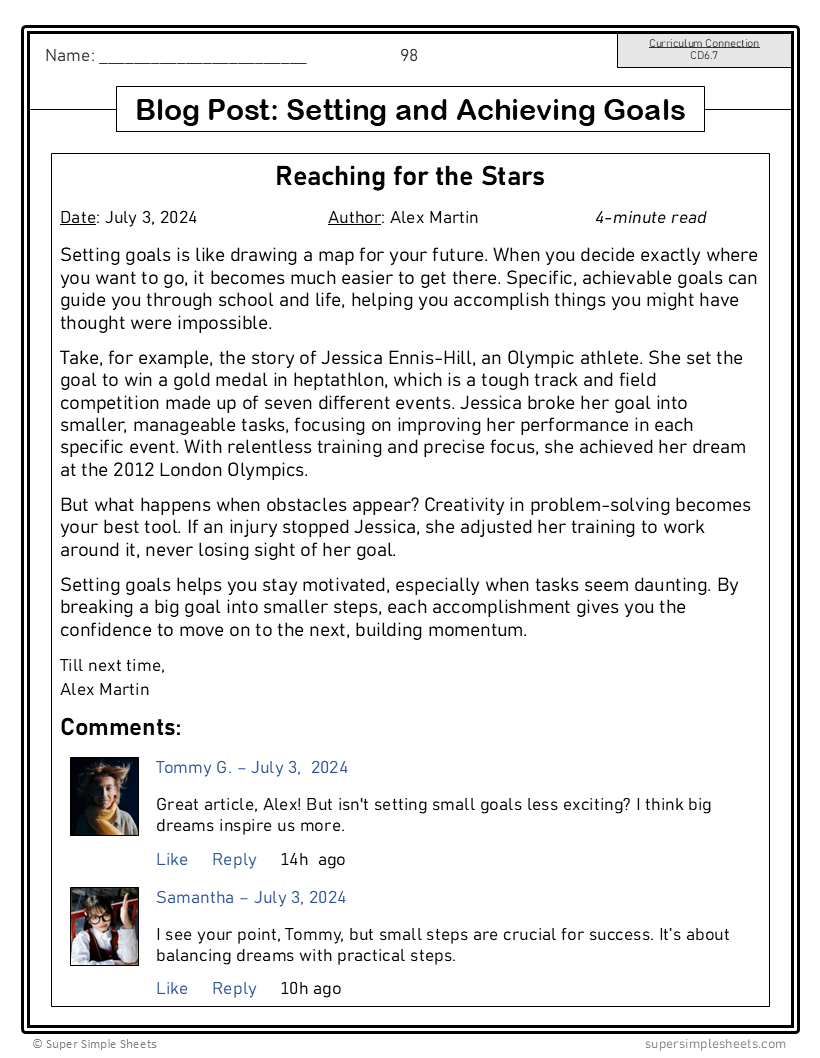 Character Development - Grade 6 - Alberta Health - Lessons/Workbook Bu ...