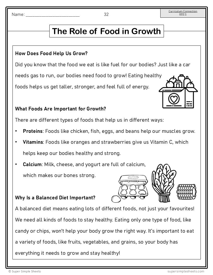 Alberta Grade 2 Health - Full Year Bundle – Super Simple Sheets