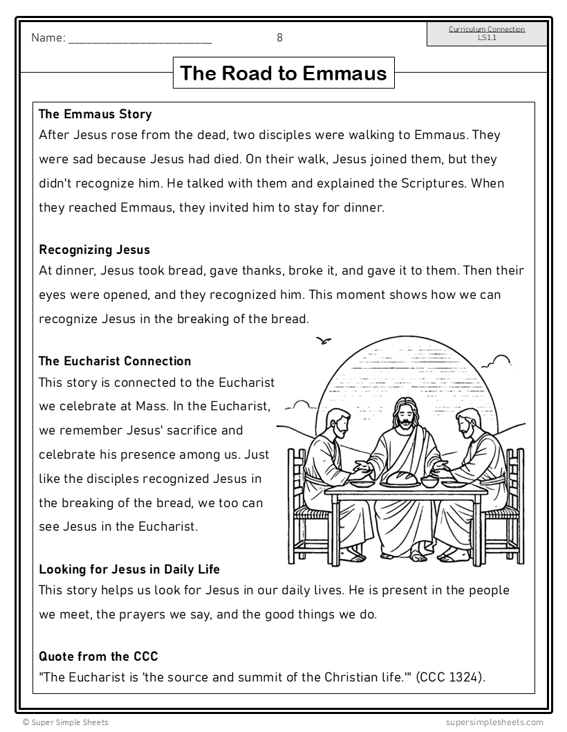 Ontario Catholic Religion - Grade 2 Full Year Bundle – Super Simple Sheets