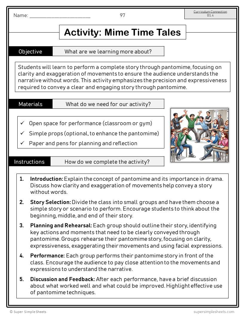 Grade 7 - Ontario The Arts Curriculum - FULL YEAR BUNDLE – Super Simple ...