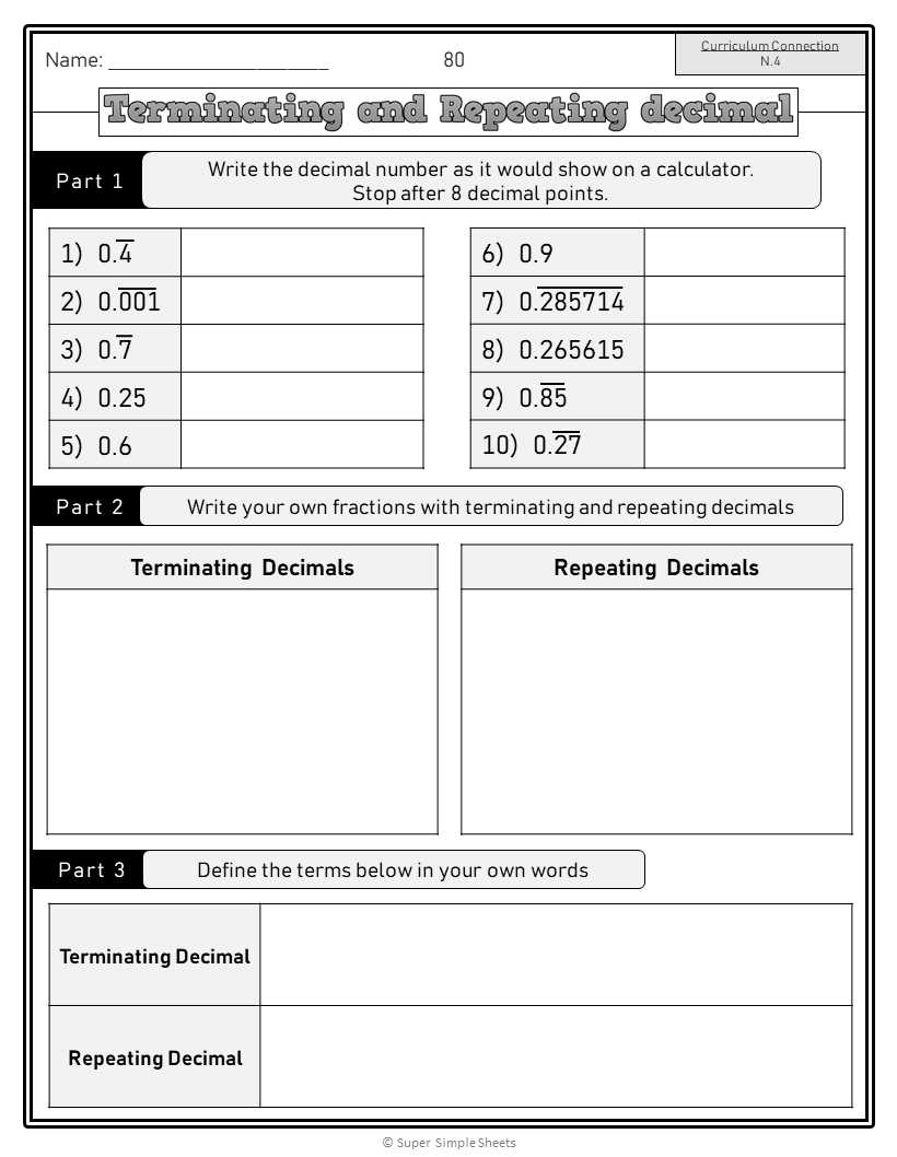 Alberta Grade 7 Full Year Bundle - Math - GOOGLE AND PDF – Super Simple ...