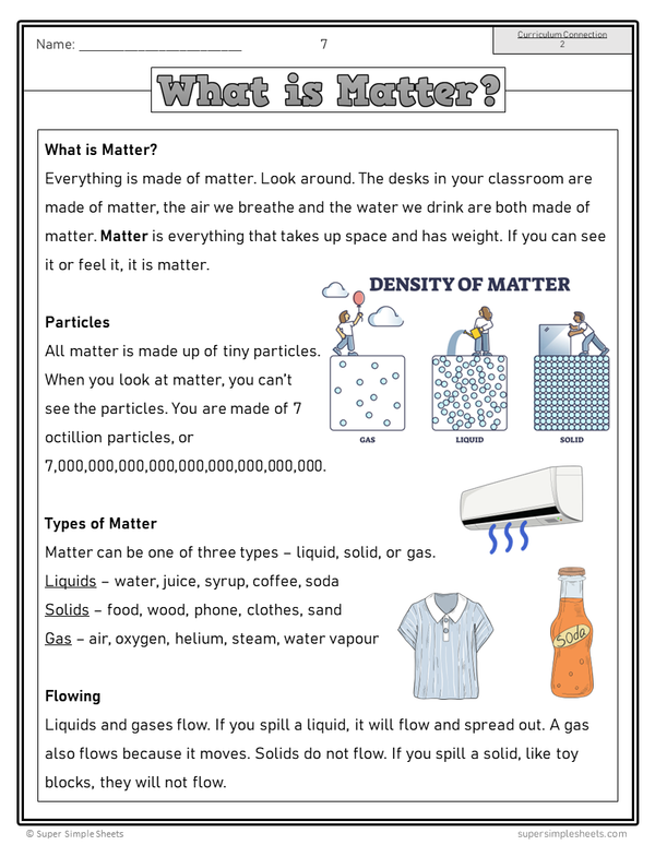 Science - Manitoba Grade 2 - FULL YEAR BUNDLE – Super Simple Sheets