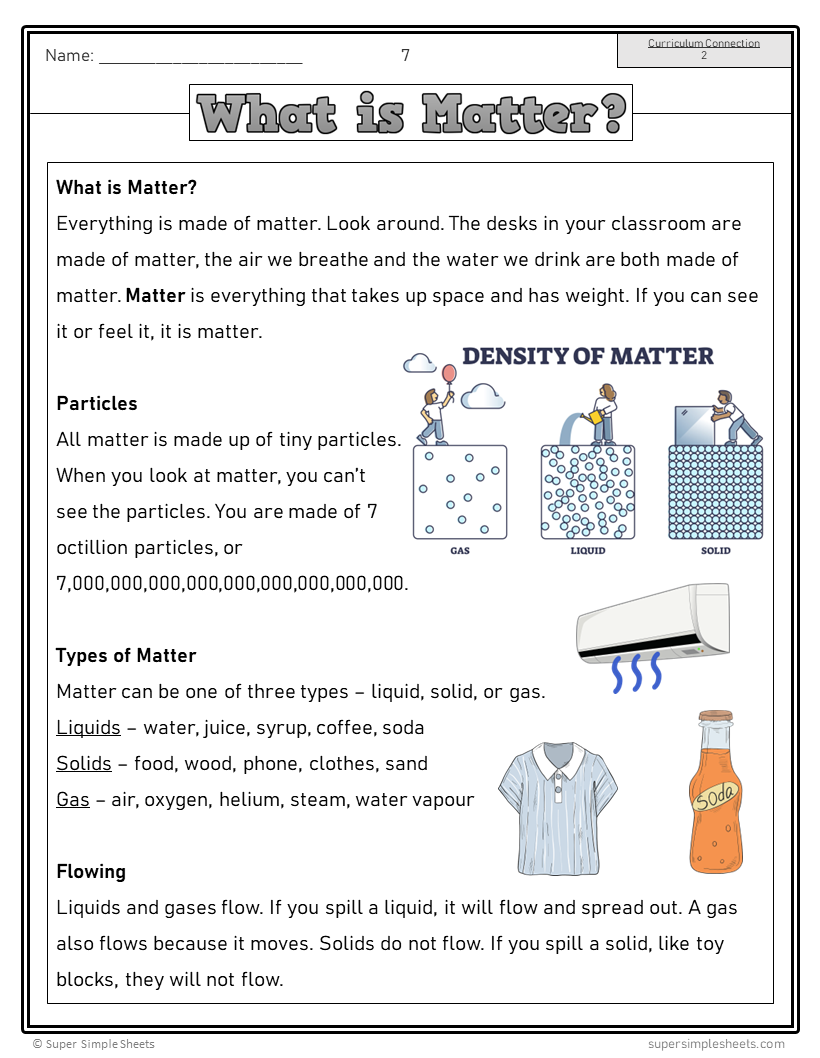 Science - Manitoba Grade 2 - FULL YEAR BUNDLE – Super Simple Sheets