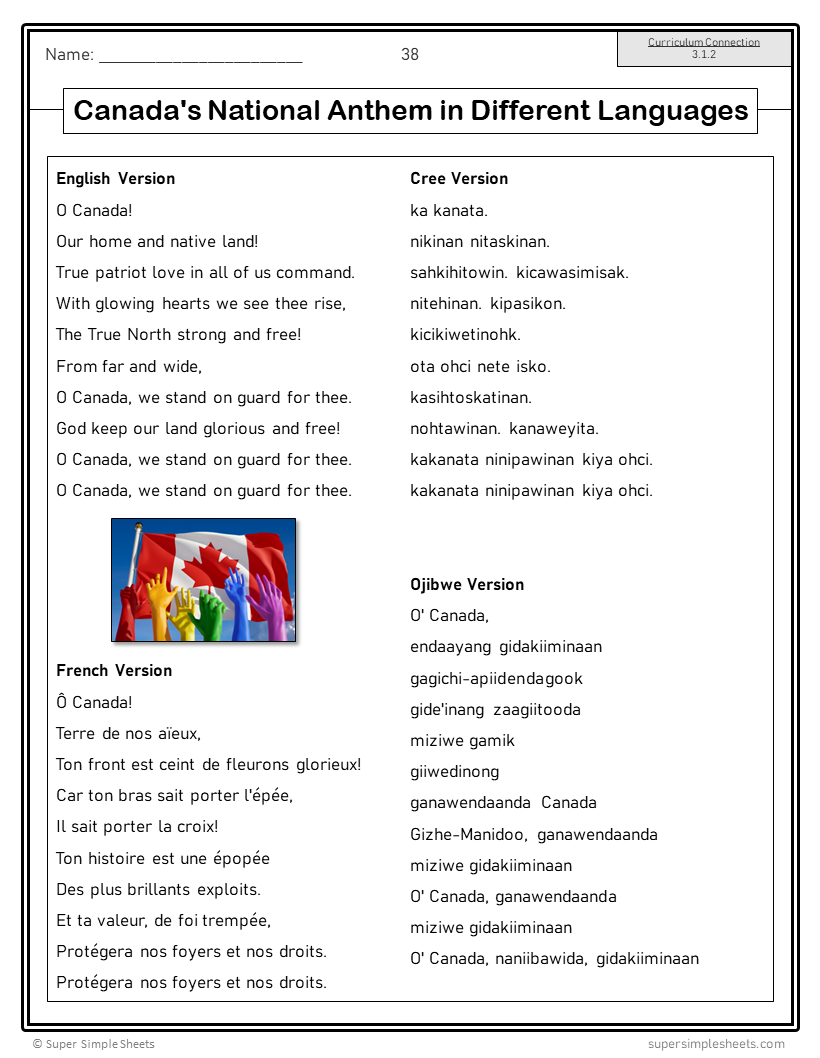 Manitoba - Grade 3 Social Studies - FULL YEAR BUNDLE – Super Simple Sheets