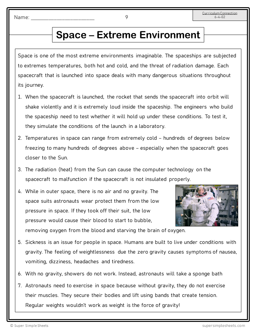 Grade 6 Science Worksheets Biodiversity