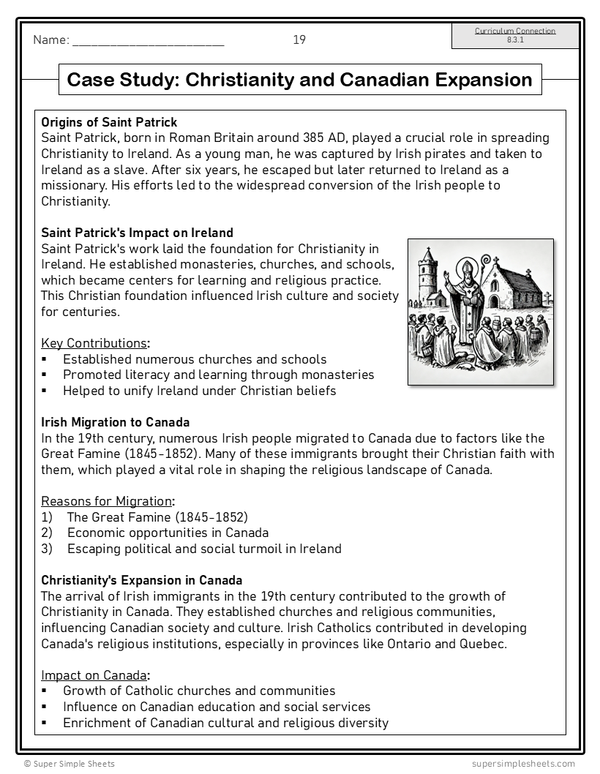 Manitoba - Grade 8 Social Studies - FULL YEAR BUNDLE – Super Simple Sheets