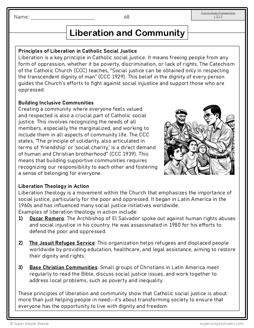 Ontario Catholic Religion - Grade 8 Full Year Bundle – Super Simple Sheets