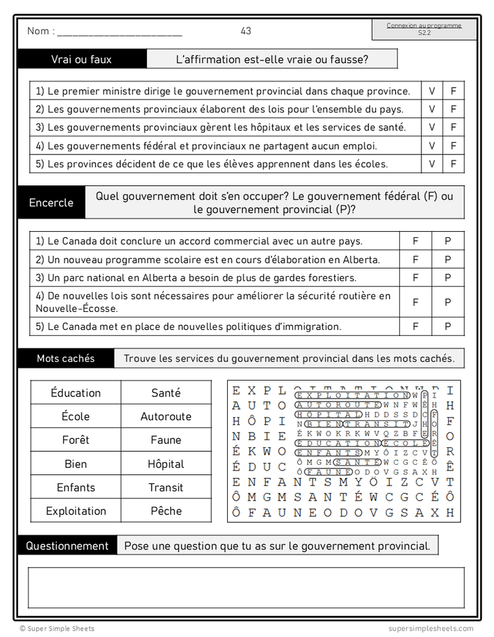 Products – Super Simple Sheets