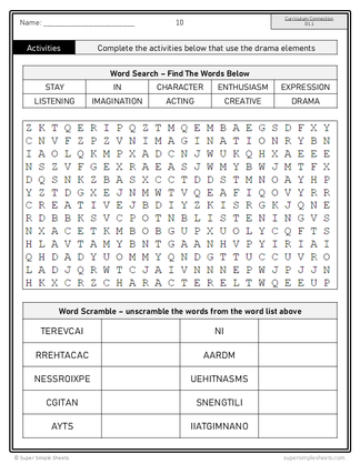 Ontario Arts Curriculum Grade 2 - Drama - Full Year Unit – Super Simple ...