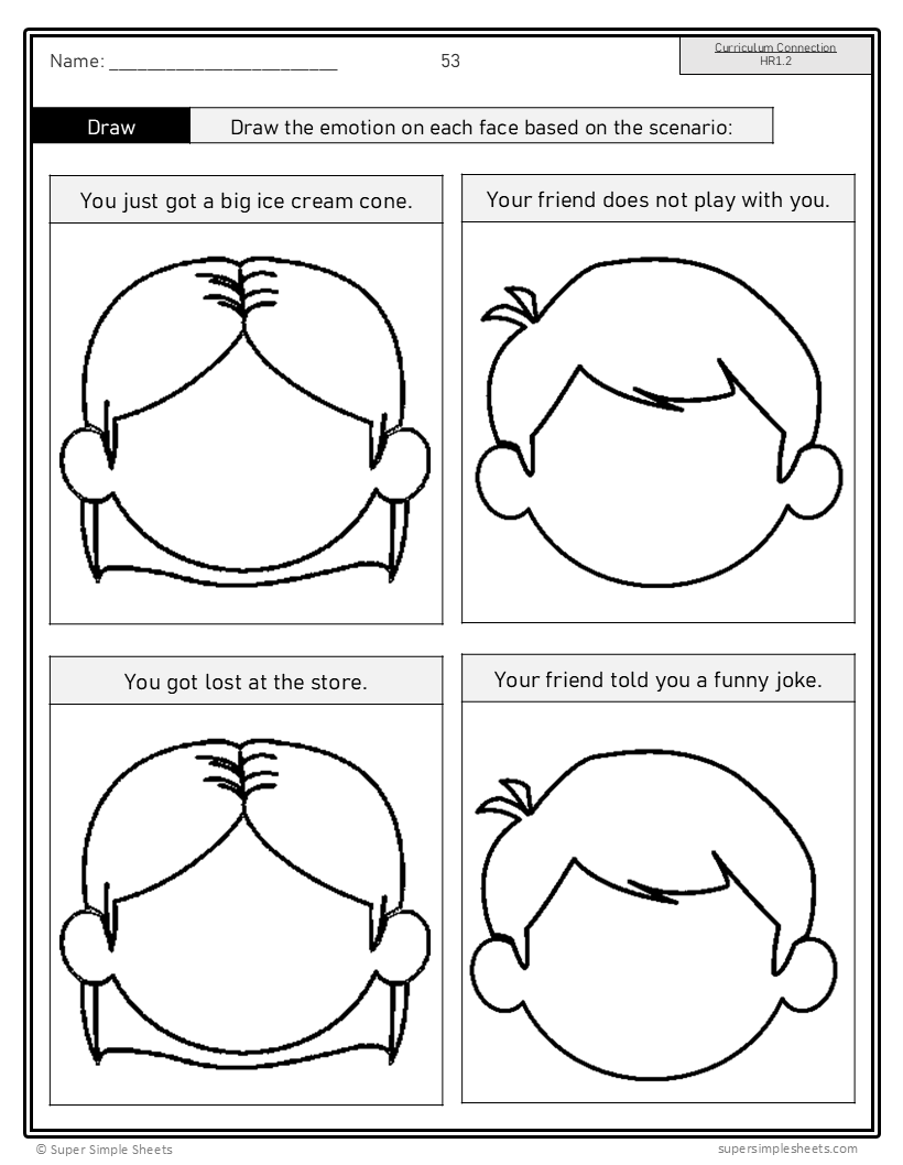 Alberta Grade 1 Health - Full Year Bundle – Super Simple Sheets