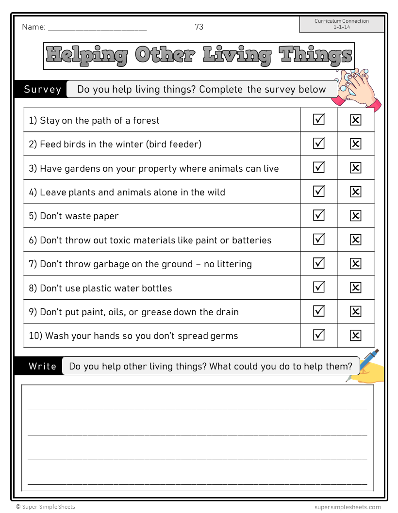 Science - Manitoba Grade 2 - FULL YEAR BUNDLE – Super Simple Sheets