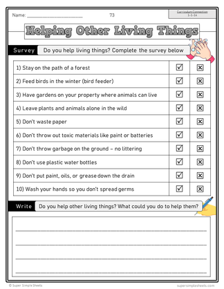 Science - Manitoba Grade 2 - FULL YEAR BUNDLE – Super Simple Sheets