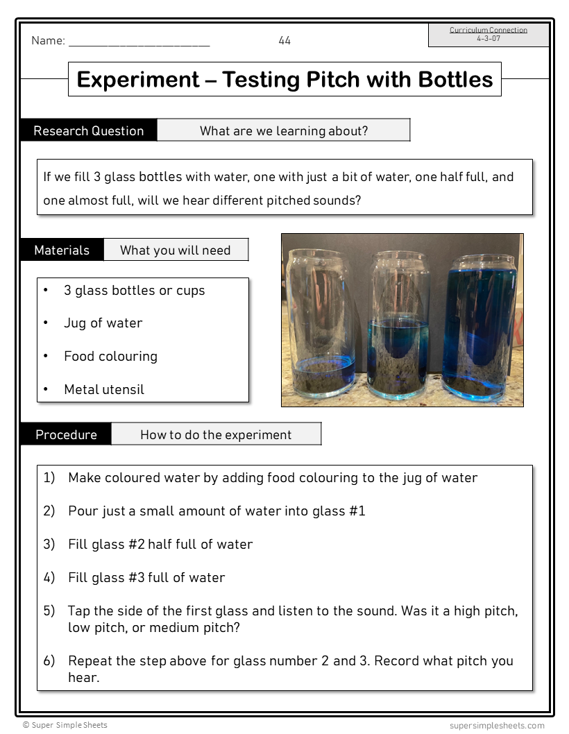 Science - Manitoba Grade 4 - Full Year Bundle – Super Simple Sheets